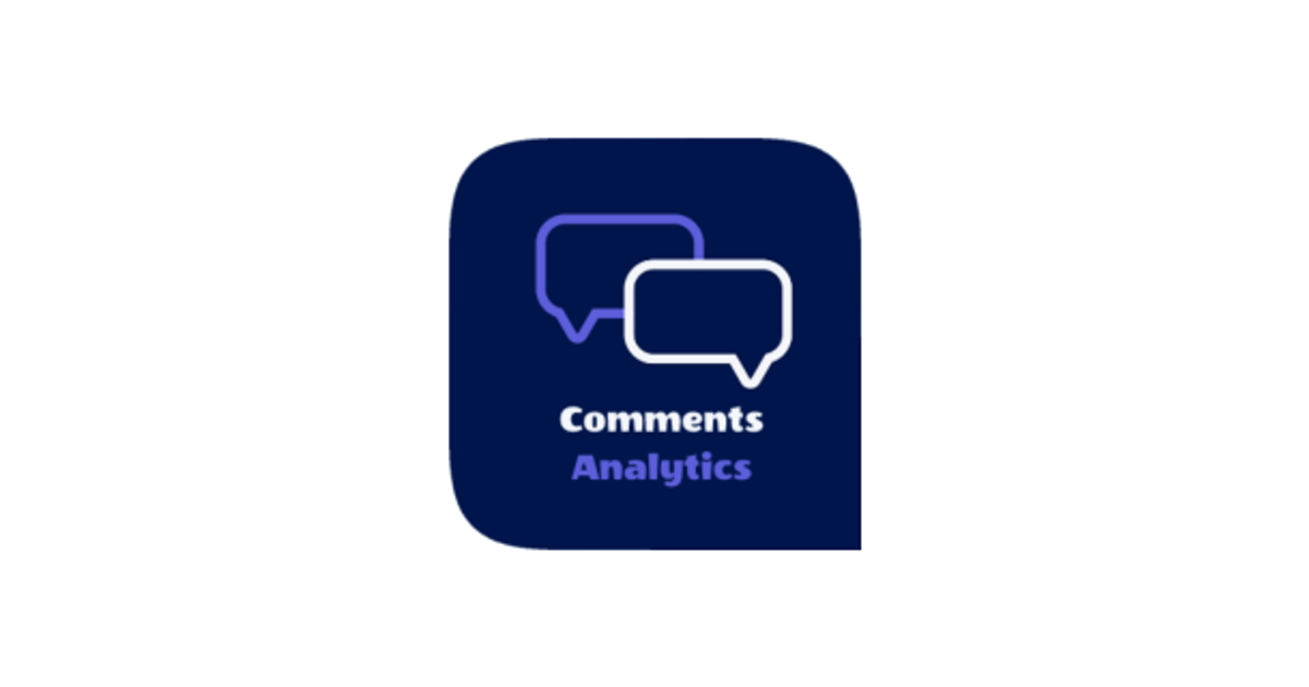 Comments Analytics - Desktop App for Mac, Windows (PC), Linux - WebCatalog