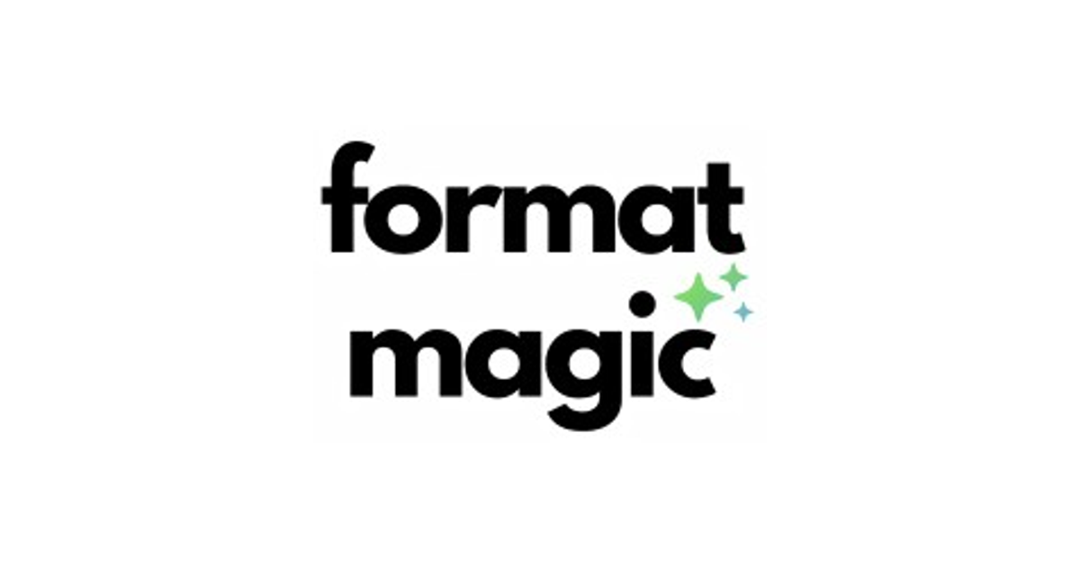 Format Magic - Aplicación de escritorio para Mac, Windows (PC) - WebCatalog