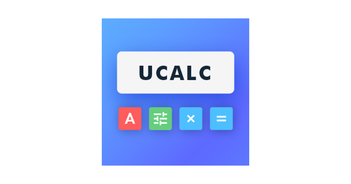 uCalc - Aplicación de escritorio para Mac, Windows (PC) - WebCatalog